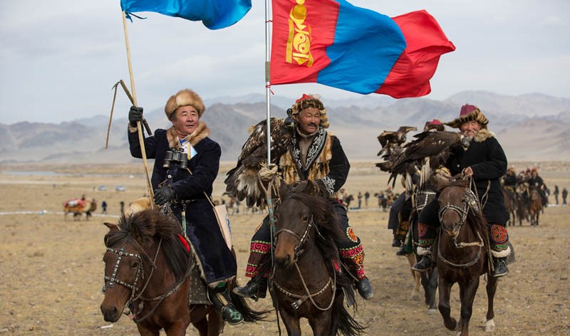 Moments From The Golden Eagle Festival In Mongolia